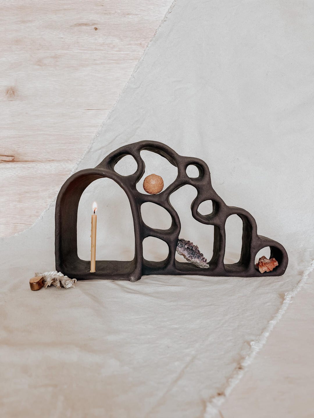 Ceramic Altar for Ritual & Meditation – Handmade Pottery Spiritual ...