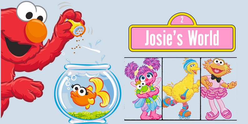 Elmo & Friends Birthday Banner – Digital Download | Sesame Street Party ...