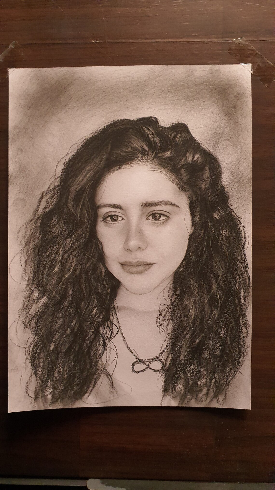 Custom Charcoal Portrait From Photo, Handmade Personalised Realistic ...