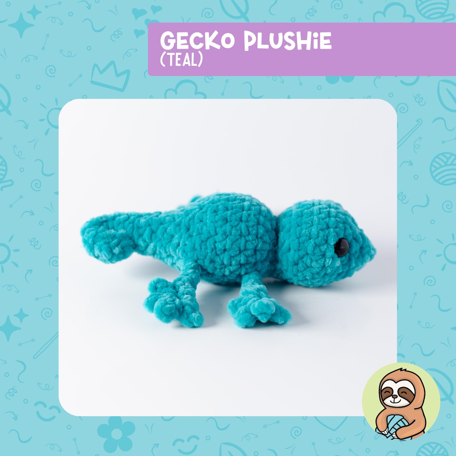 Plush Gecko | Crochet Amigurumi | Lizard | Handmade Stuffed Animal ...