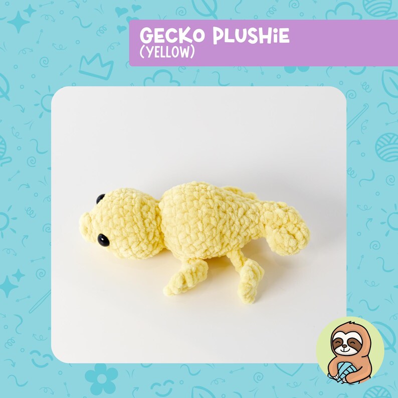 Plush Gecko | Crochet Amigurumi | Lizard | Handmade Stuffed Animal ...