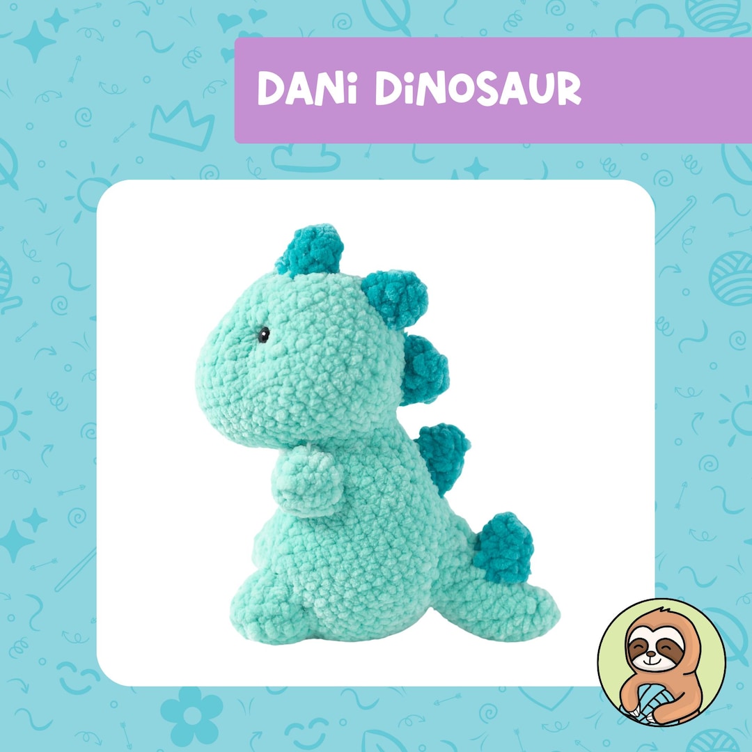 Plush Dinosaur | Crochet Amigurumi | Dani Dino | T-rex || Handmade ...