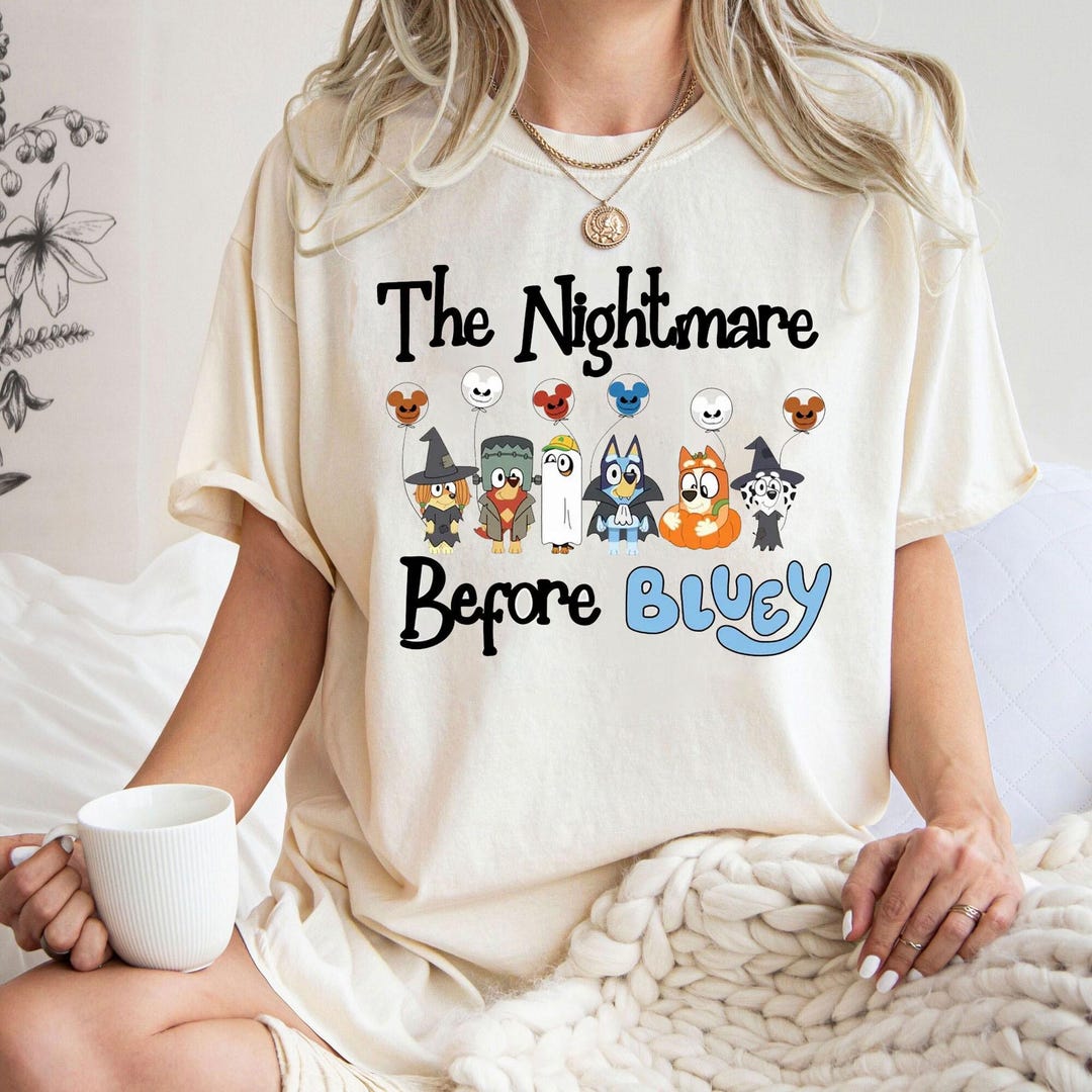 The Nightmare Before Bluey Halloween Png, Bluey Halloween Png, Bluey ...