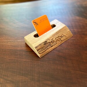 Handmade Live Edge Business Card Holders, Business Card Holder ...
