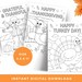 Thanksgiving Coloring Pages, DIY Coloring Thanksgiving, Fall Coloring ...