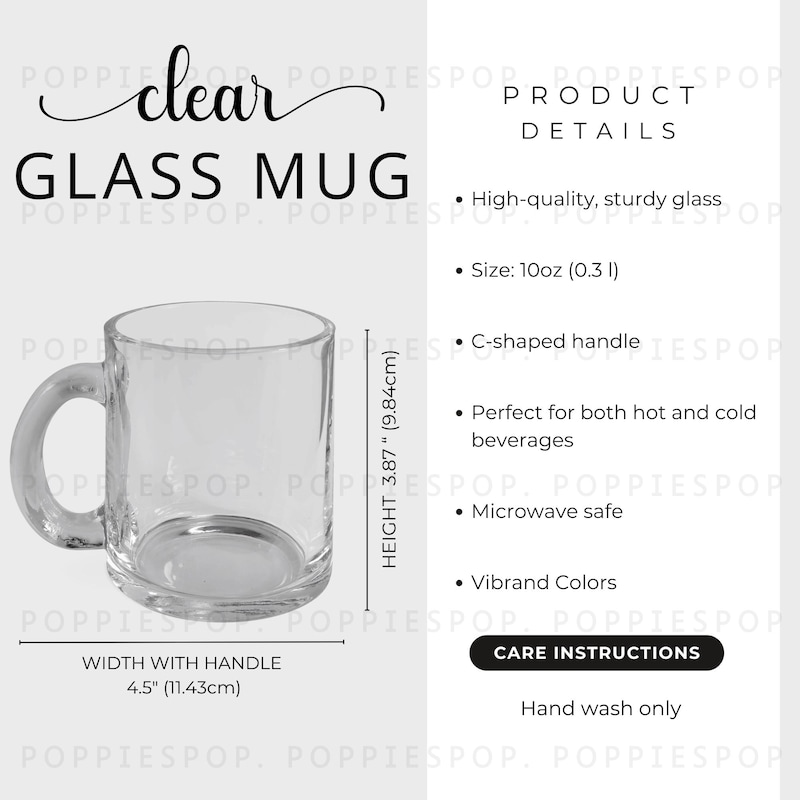 Glass Mug - Etsy
