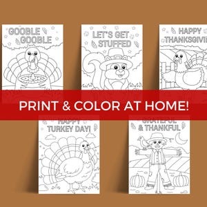 Thanksgiving Coloring Pages, DIY Coloring Thanksgiving, Fall Coloring ...