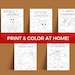 Thanksgiving Coloring Pages, DIY Coloring Thanksgiving, Fall Coloring ...