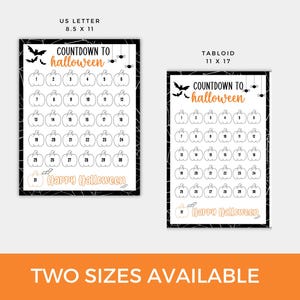 Halloween Countdown Tracker, Halloween Kids Activities, Halloween ...