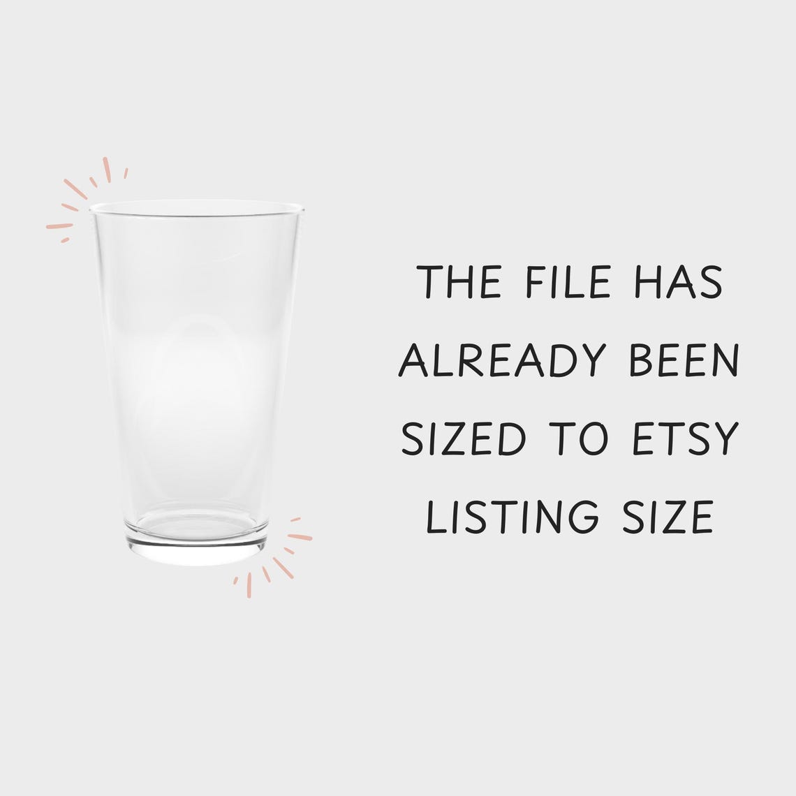 Pint Glass Size Chart, Beer Glass Mockup, Pint Glass Care Card ...