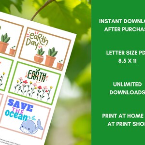Earth Day Memory Game, Matching Cards, Earth Day Activity for Kids ...