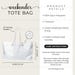 Weekender Bag Size Chart, Oversize Bag Care Card, Tote Bag Washing ...
