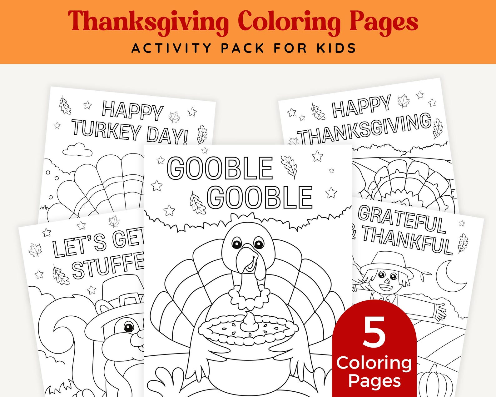 Thanksgiving Coloring Pages, DIY Coloring Thanksgiving, Fall Coloring ...