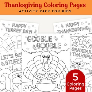Thanksgiving Coloring Pages, DIY Coloring Thanksgiving, Fall Coloring ...