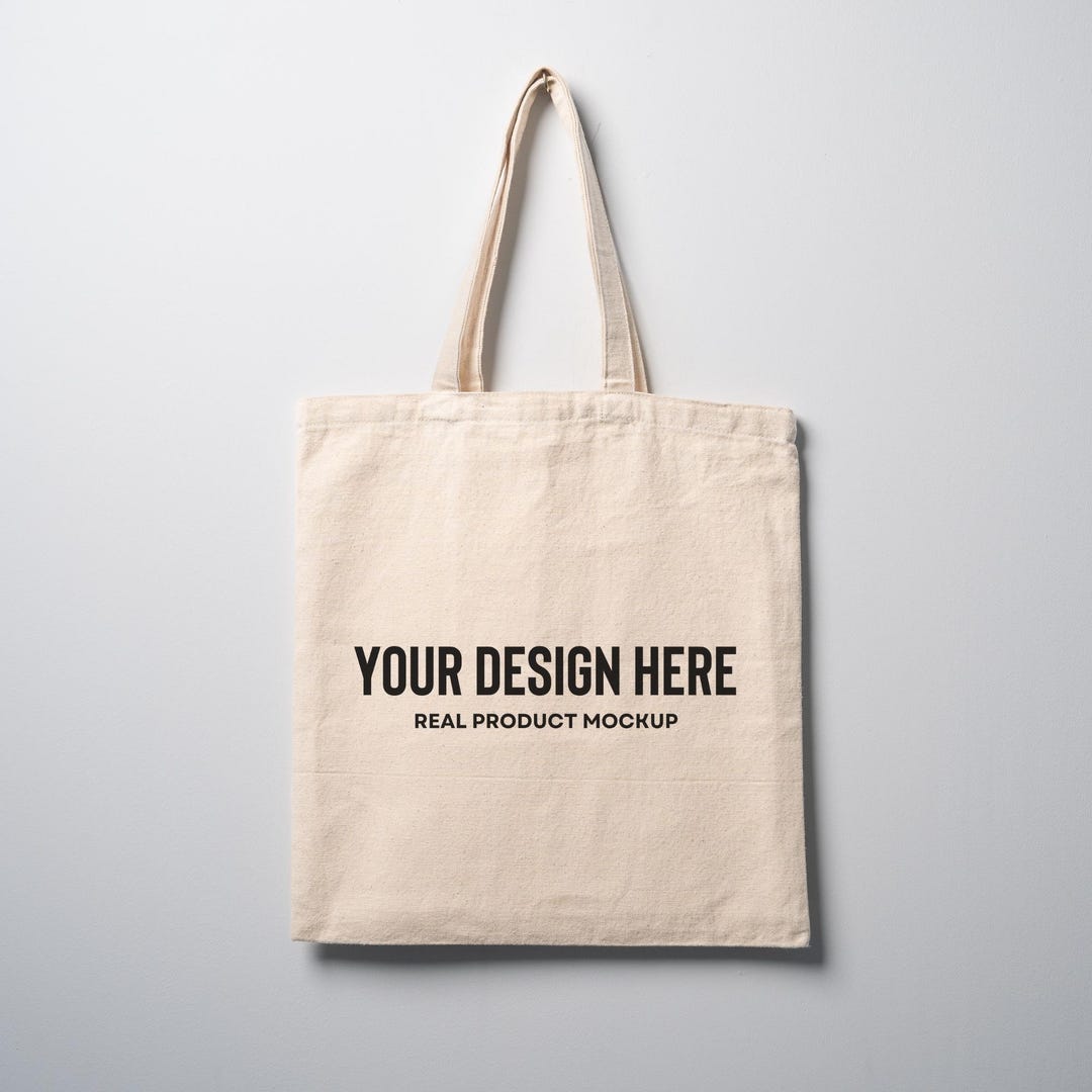 Tote Bag Mockup, Flat Lay Tote Bag Mockup, Canvas Tote Bag Mockup ...