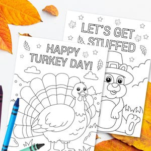 Thanksgiving Coloring Pages, DIY Coloring Thanksgiving, Fall Coloring ...