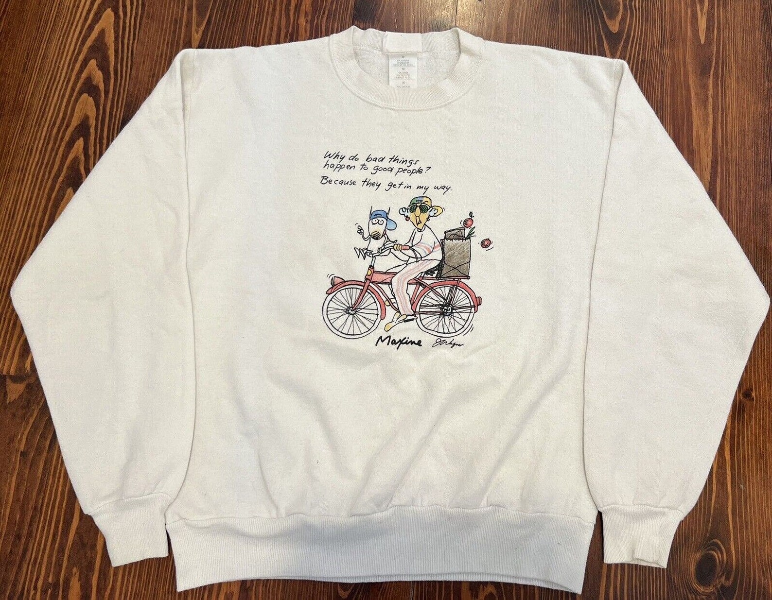 Vintage Maxine J Wagner Womens Sweatshirt Sz L - Etsy