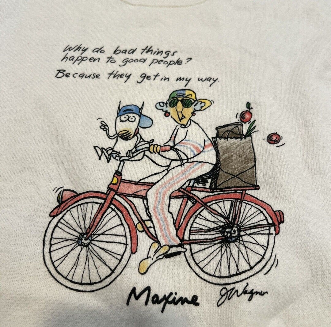 Vintage Maxine J Wagner Womens Sweatshirt Sz L - Etsy