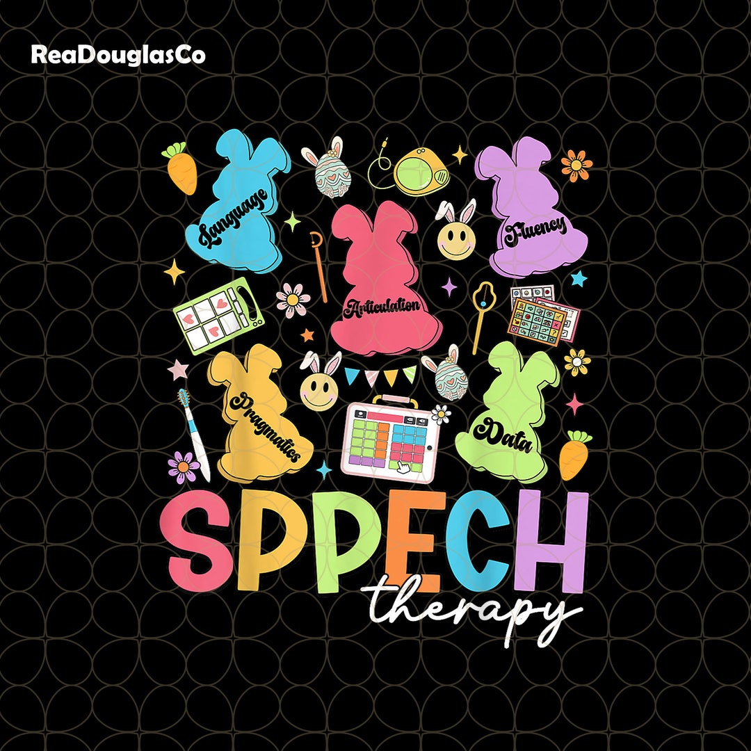 Speech Therapy Easter Day Png, SLP Easter Day Png, Bunny Speech Squad ...