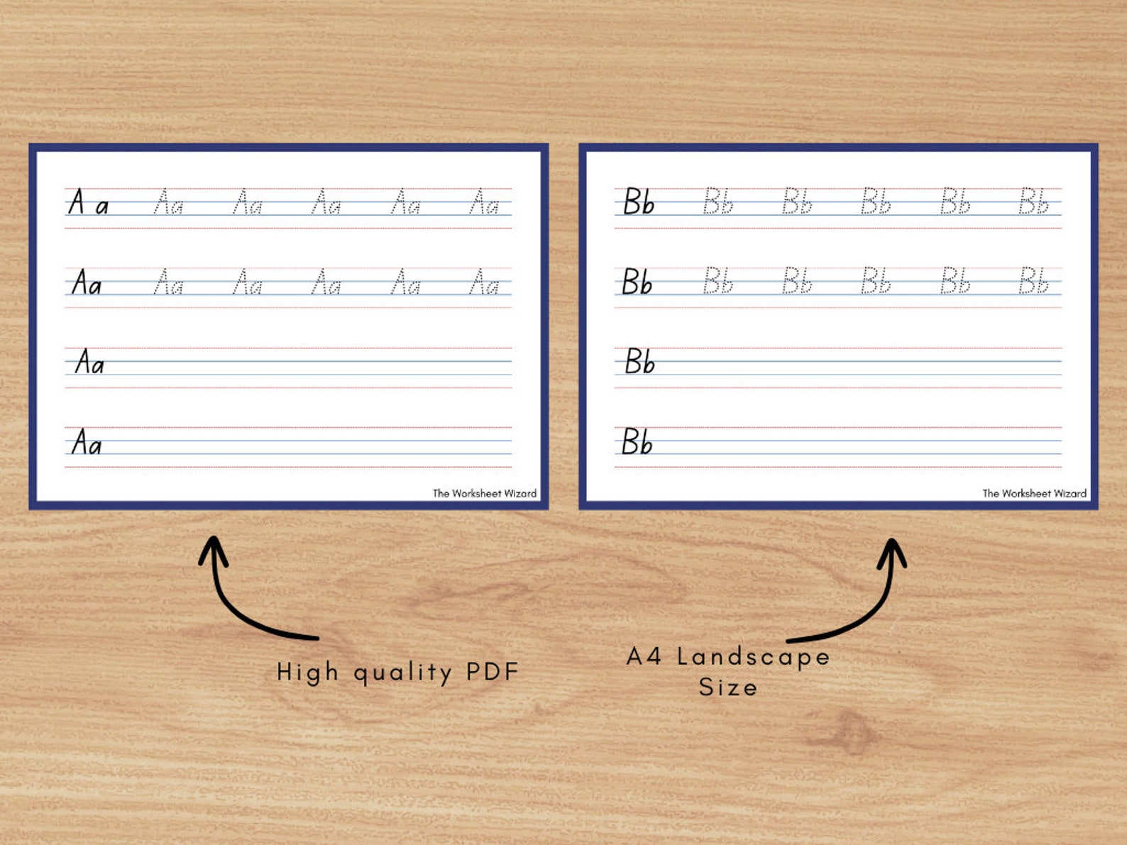 Alphabet NSW Foundation Print Font Letter Tracing A-Z Handwriting ...