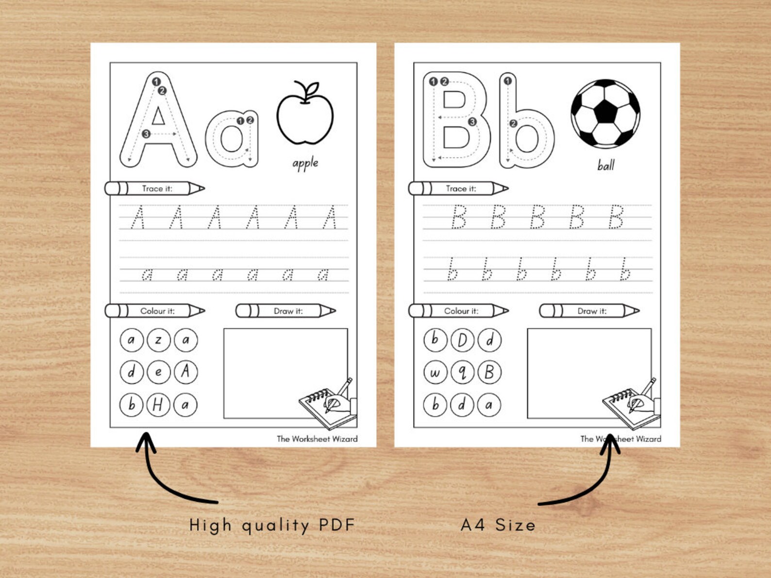 Alphabet Letter Tracing NSW ACT Foundation Print Font A-Z Handwriting ...