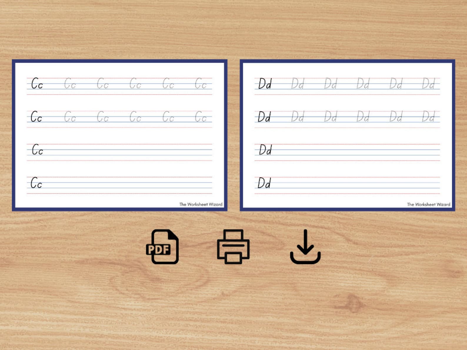 Alphabet NSW Foundation Print Font Letter Tracing A-Z Handwriting ...