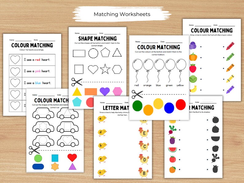 Preschool Toddler Kindergarten Learning Bundle, Alphabet, Numbers, Math ...