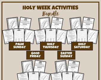 Good Friday Activities - Printable Activities for Holy Week - PDF ...