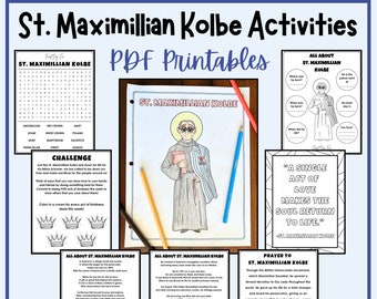 Assumption of Mary Kids Printable August Feast Day Activities Poem and Coloring Pages for ...