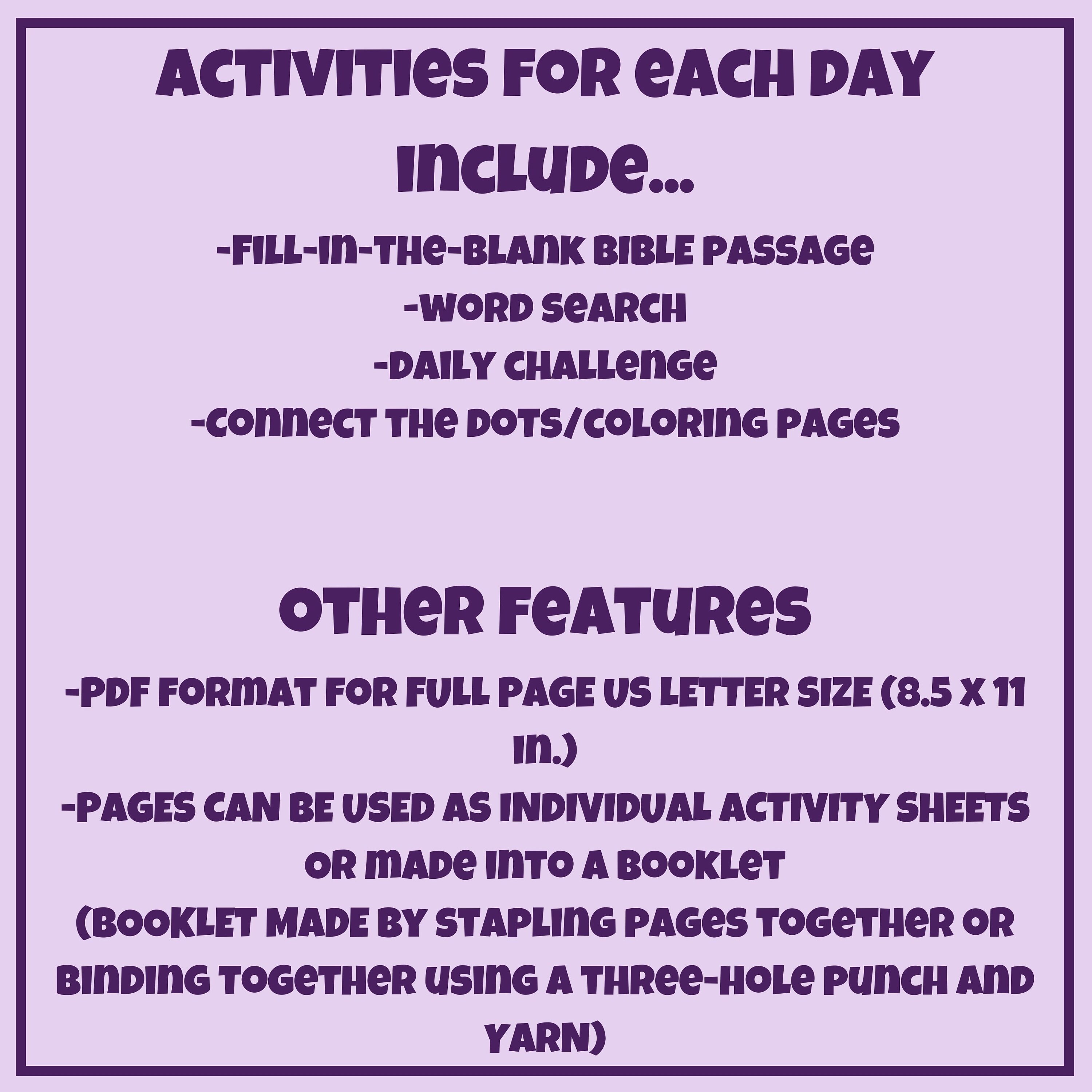 Good Friday Activities - Printable Activities for Holy Week - PDF ...
