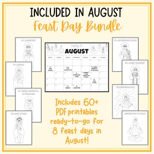Transfiguration of Jesus Printable August Feast Day Activities and ...