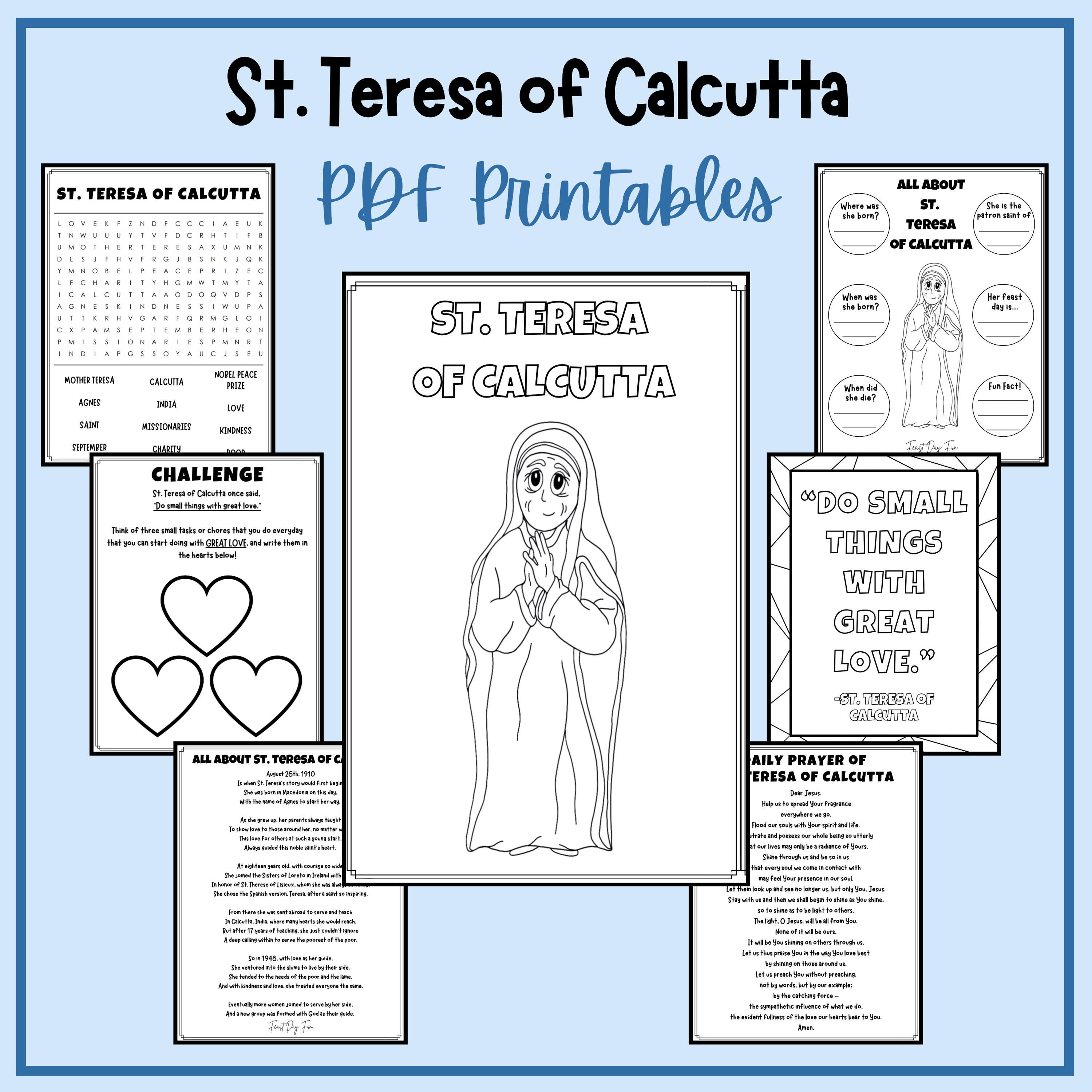 September Saint Feast Day BUNDLE Printable Catholic Activities Poem and ...