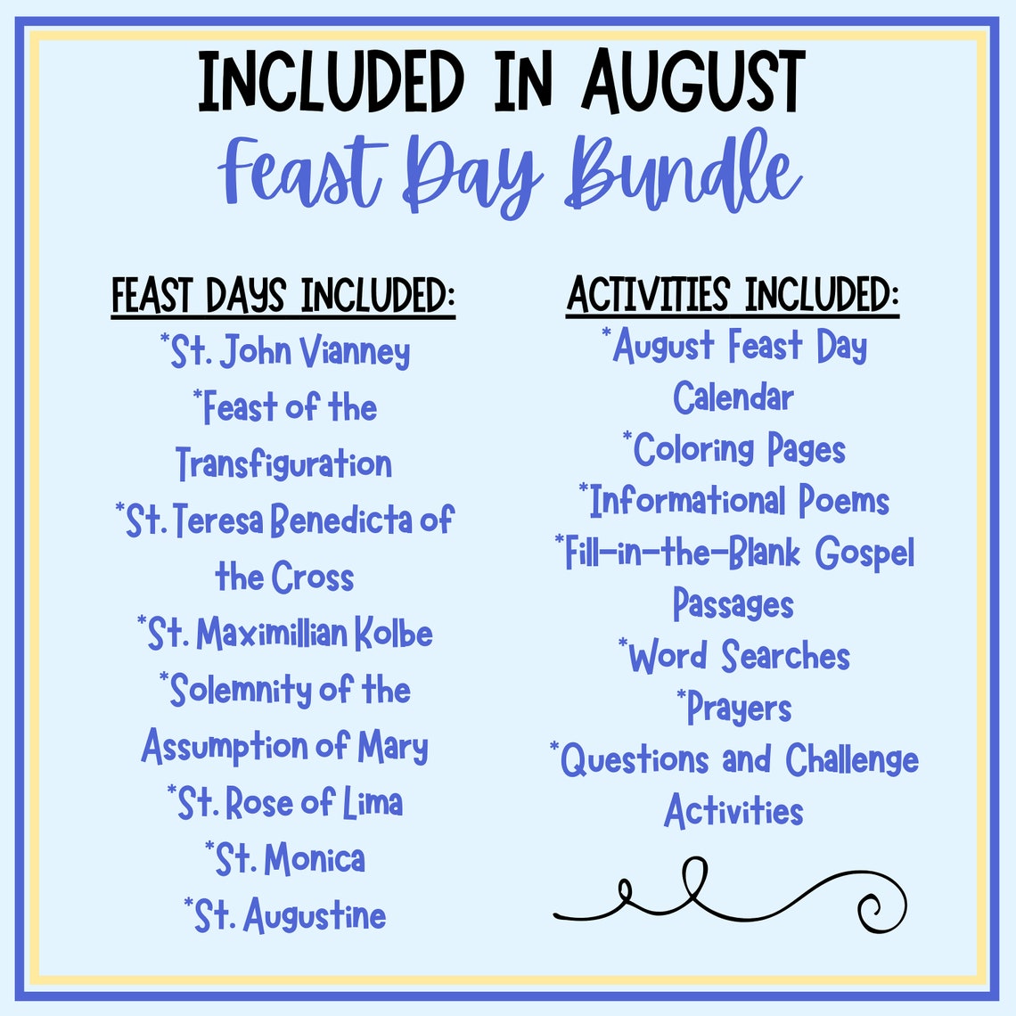 Assumption of Mary Kids Printable August Feast Day Activities and Coloring Pages for Catholic ...