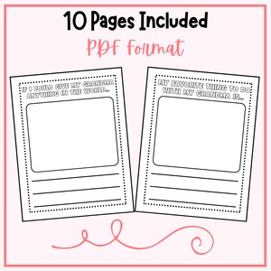 Grandma Mother's Day Book Printable for Kids, All About Grandma ...