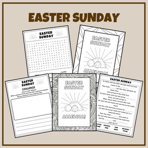 Holy Week Activities Bundle - Printable Activities for Holy Week - PDF ...