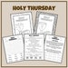 Holy Week Activities Bundle - Printable Activities for Holy Week - PDF Download Coloring Pages ...