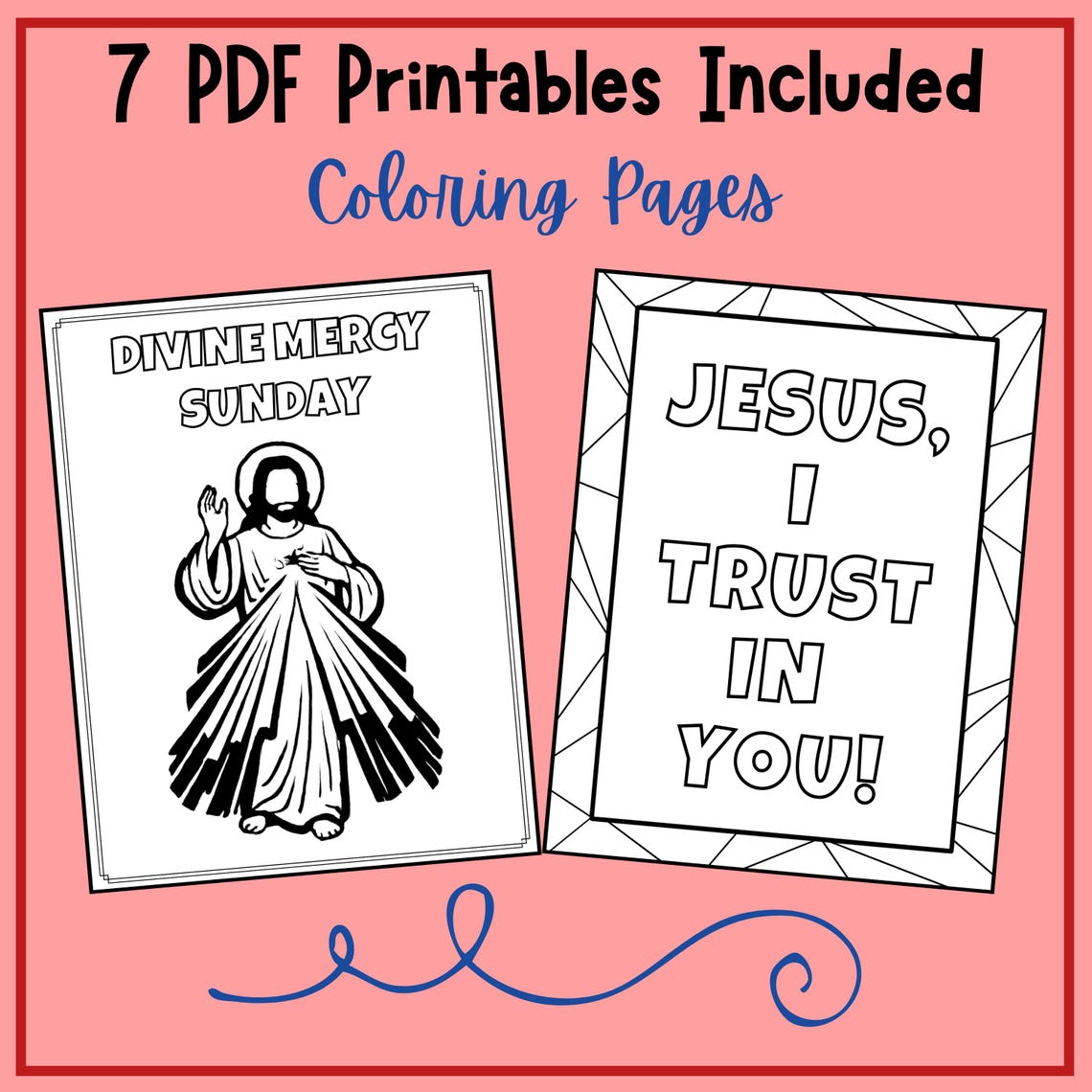 Divine Mercy Sunday St. Faustina Kowalska Kids Printable Activities ...