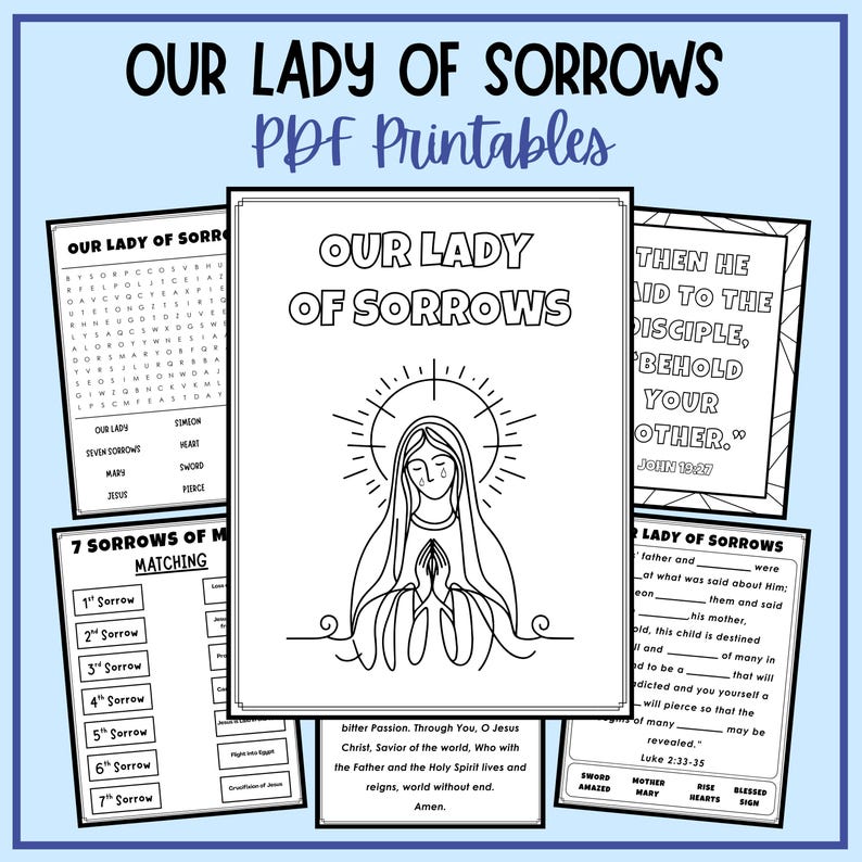 September Saint Feast Day BUNDLE Printable Catholic Activities Poem and ...