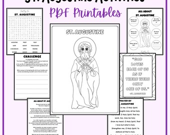 St Rose of Lima Kids Printables August Feast Day Activities Poem and ...