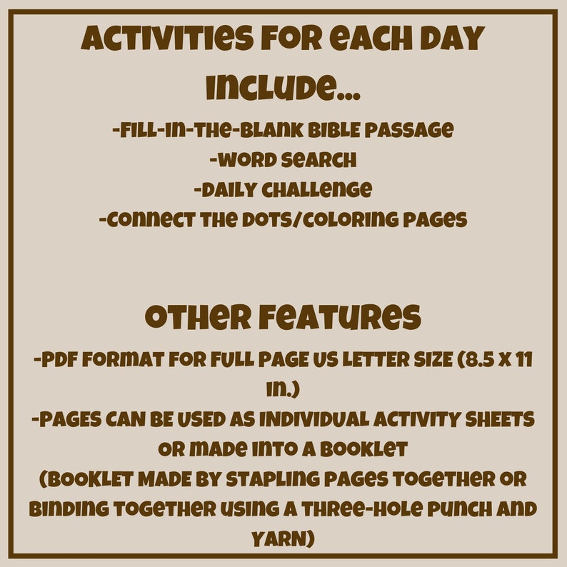 Holy Week Activities Bundle - Printable Activities for Holy Week - PDF ...
