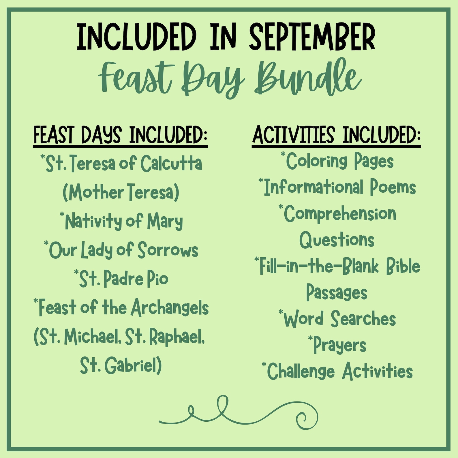 Feast of the Archangels Activities Kids Printable Catholic Michaelmas ...