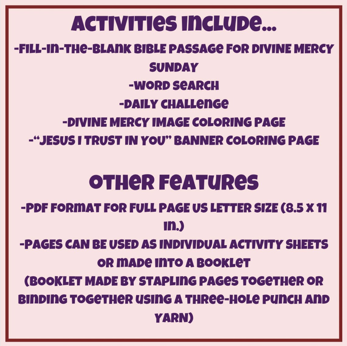 Divine Mercy Sunday Activities for Kids - Catholic Coloring Pages and ...