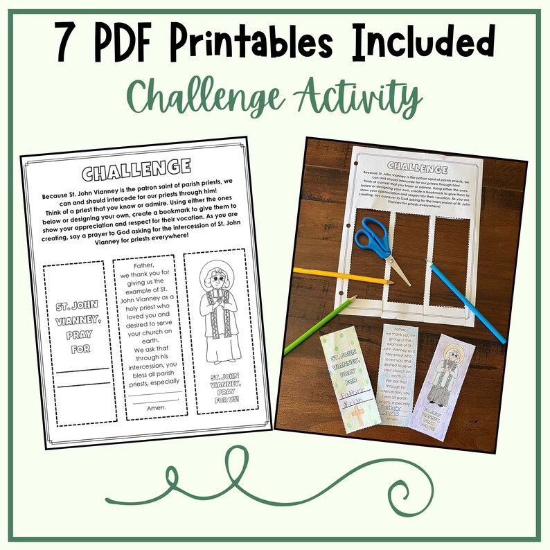 St John Vianney Printables August Feast Day Activities Poem and ...