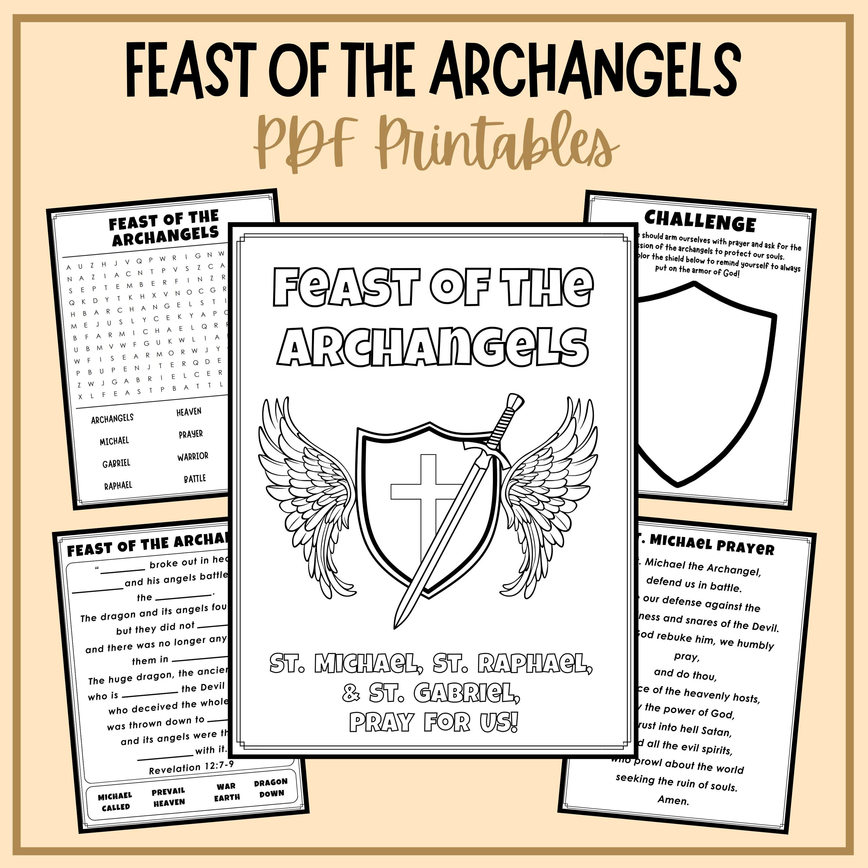 September Saint Feast Day BUNDLE Printable Catholic Activities Poem and ...