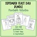 Feast of the Archangels Activities Kids Printable Catholic Michaelmas ...