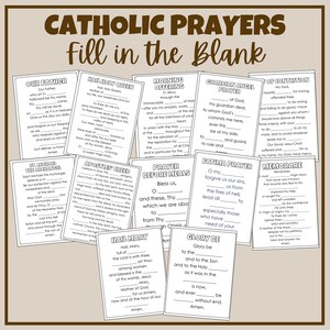 Catholic Prayers Bundle for Kids - Etsy