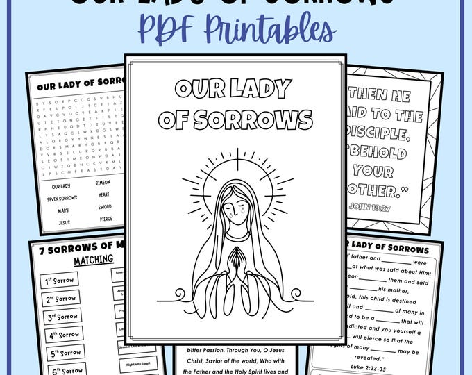 Feast of the Archangels Activities Kids Printable Catholic Michaelmas ...