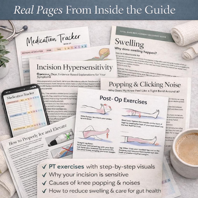 Total Knee Replacement Recovery Guide & Surgery Checklist | Nurse ...