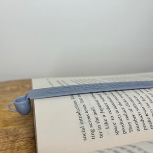 3D Printed Coffee Mug Bookmark - Perfect for Book Lovers and Coffee ...