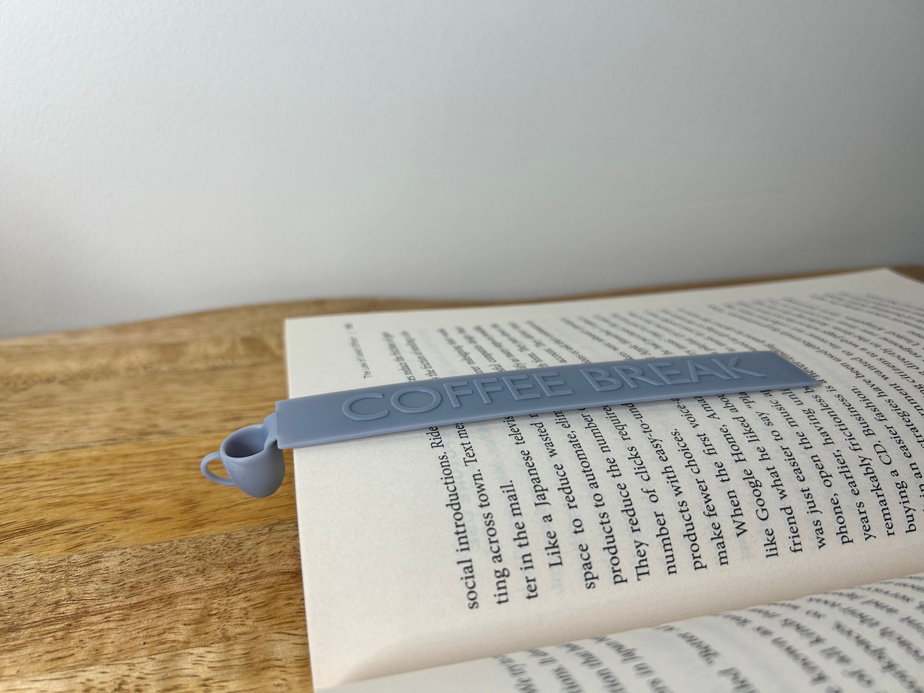 3D Printed Coffee Mug Bookmark - Perfect for Book Lovers and Coffee ...